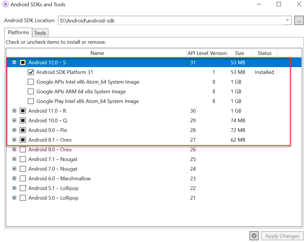 Setting up the Android SDK for Xamarin.Android - Jayant Tripathy