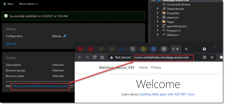 Deploy ASP.NET Core Web App in Azure Virtual Machine - Jayant Tripathy