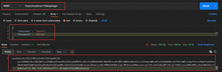Authentication and Authorization in ASP.NET Core with JWT Token - Jayant Tripathy