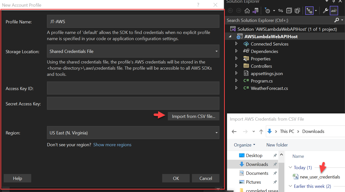Setting Up the AWS Toolkit for Visual Studio - Jayant Tripathy