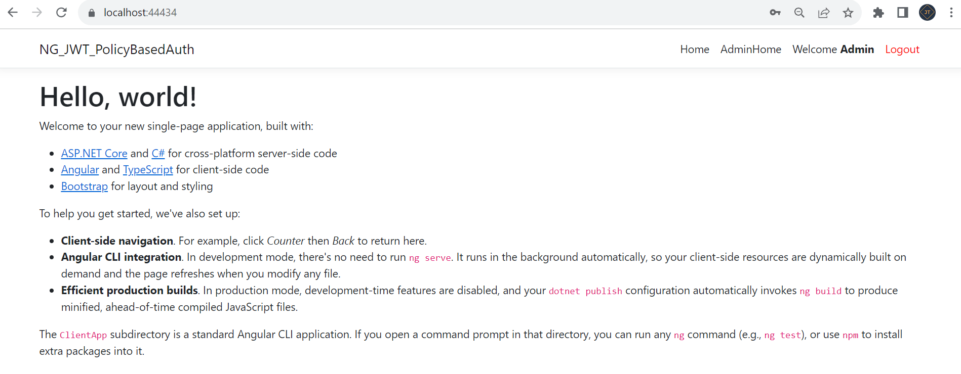How To Use Policy Based Authorization Using Jwt In Net Core 7 And Angular Jayant Tripathy