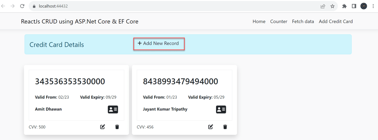 Create CRUD Operation using ReactJs and ASP.Net Core API- Starter ... Create CRUD Operation using ReactJs and ASP.Net Core API- Starter ...