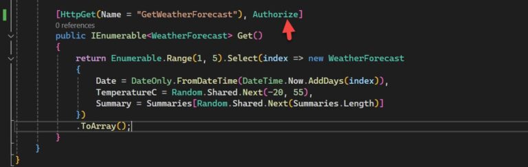 .NET 8 Authentication with Identity in a Web API using Bearer Tokens ...