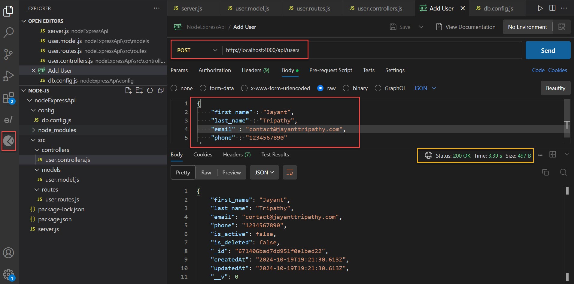 Create A Restful Crud Api With Nodejs Expressjs And Mongodb Complete 3096