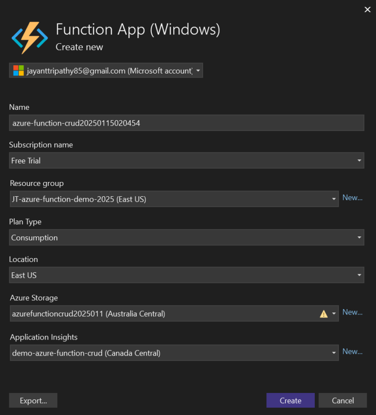How to Build a serverless CRUD app with Azure function and Cosmos DB - Jayant Tripathy