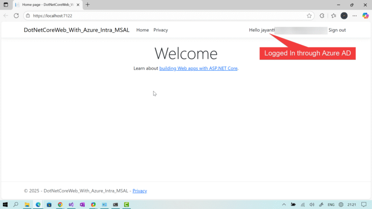🔐 Securing .NET Core Web Apps with Azure AD/Intra and MSAL - Jayant Tripathy